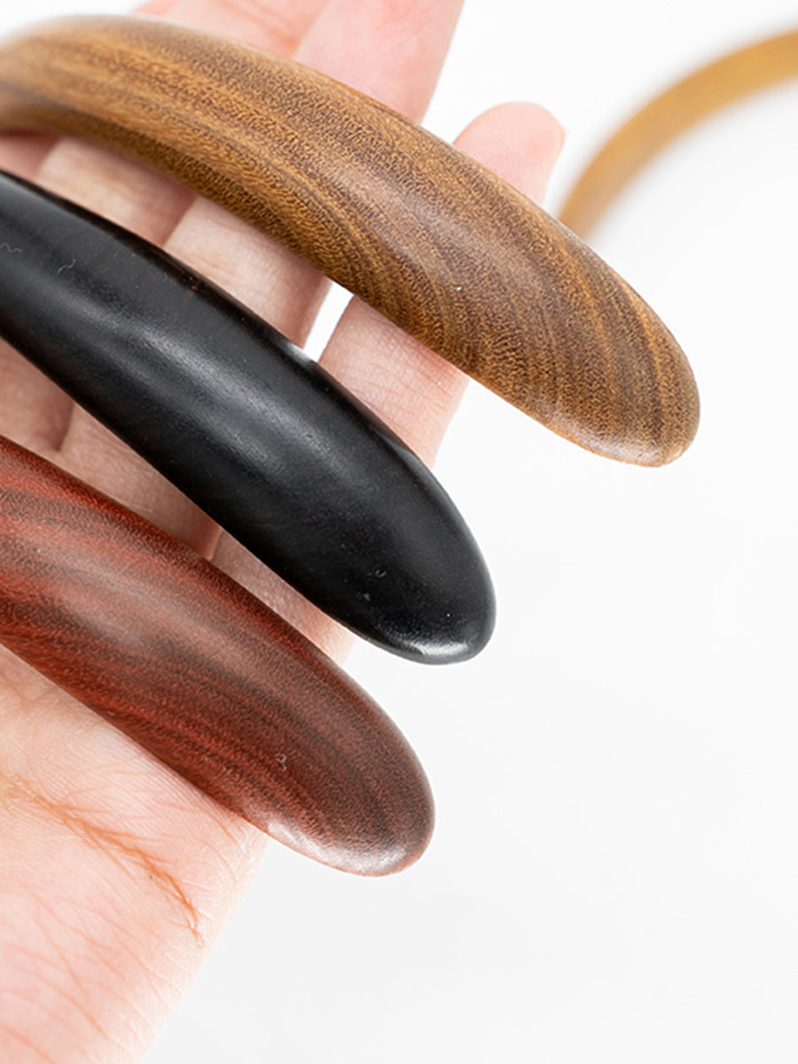 Half-moon Wooden Hair Stick - The Hair Sticks