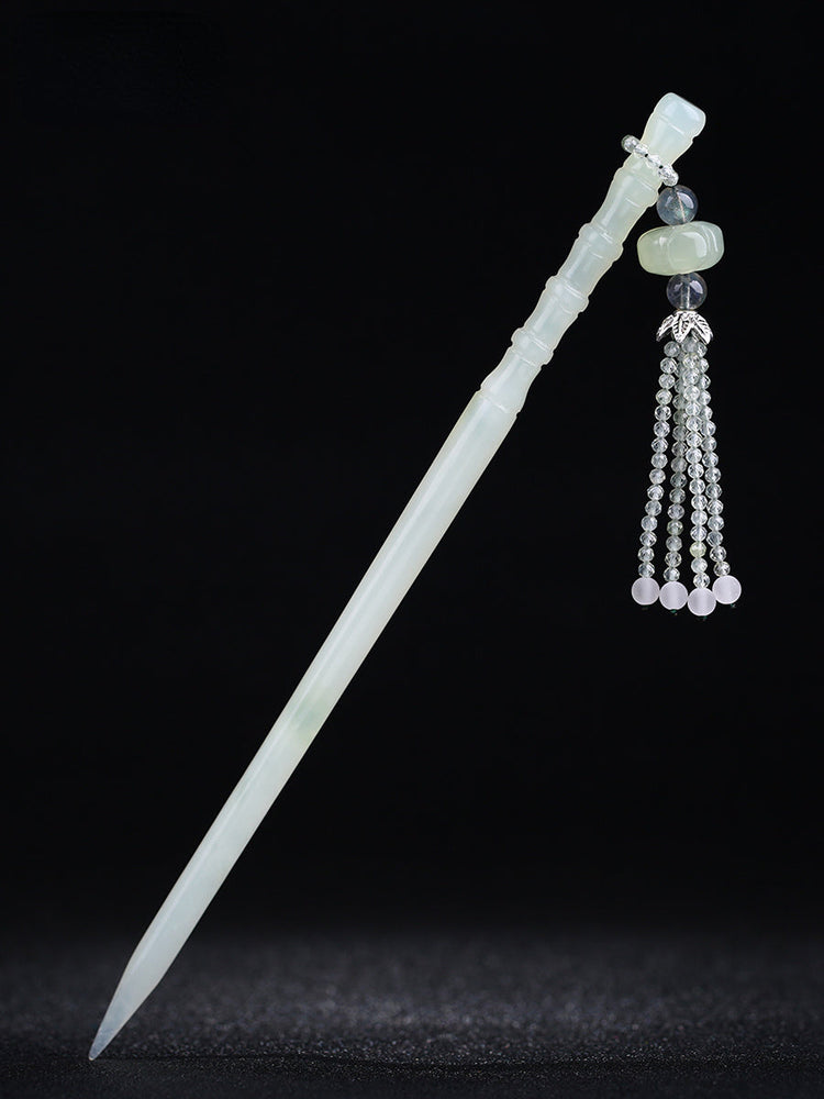 Jade Hair Sticks - The Hair Sticks